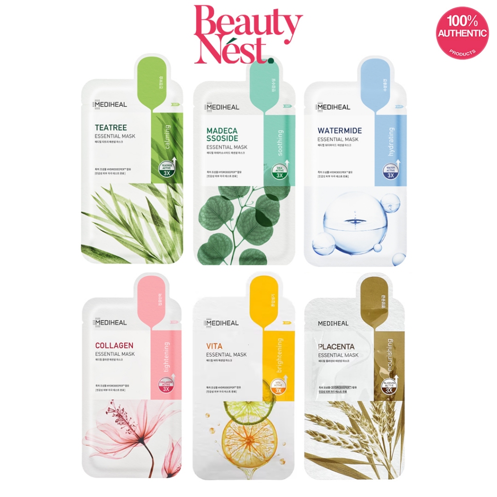 Jual MEDIHEAL SHEET MASK / Masker Wajah / Sheetmask Korea / Masksheet ...