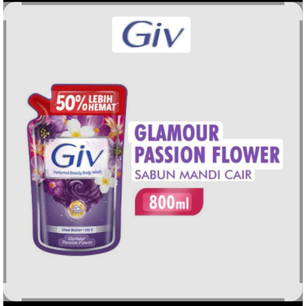 Jual GIV BEAUTY LIQUID BODYWASH UNGU PASSION FLOWERS&SWWET BERRY POUNCH ...