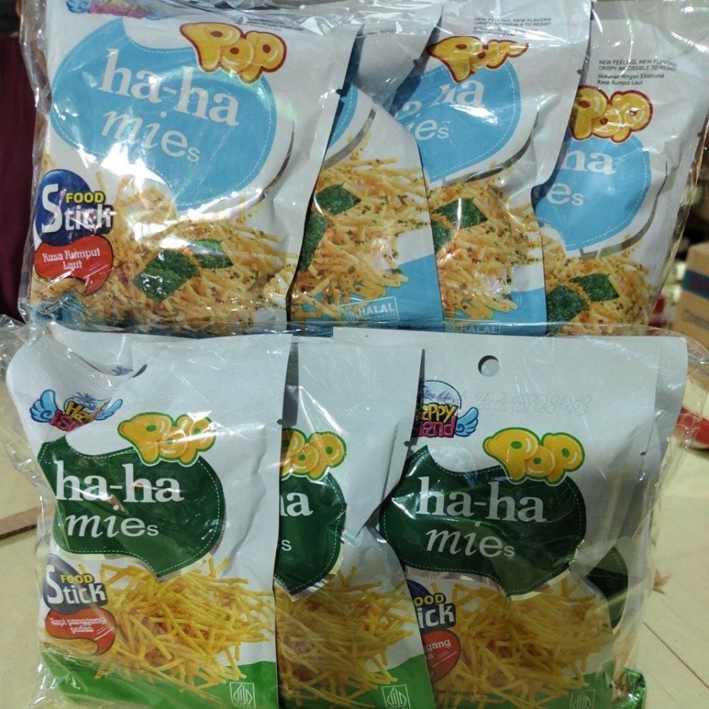 Jual SNACK HA-HA MIE STIK ISI 10PCS @20G | Shopee Indonesia