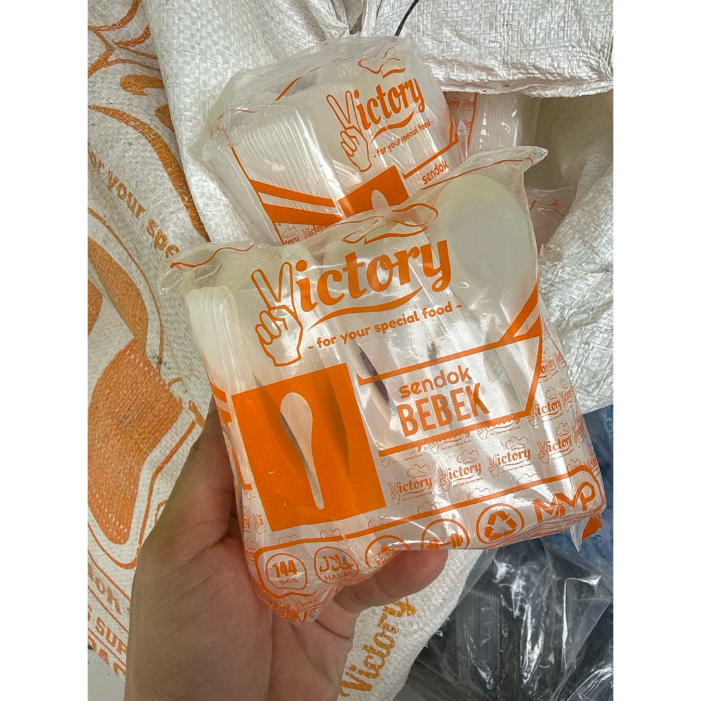 Jual Sendok Bebek Victory bening Isi 144 pcs | Shopee Indonesia