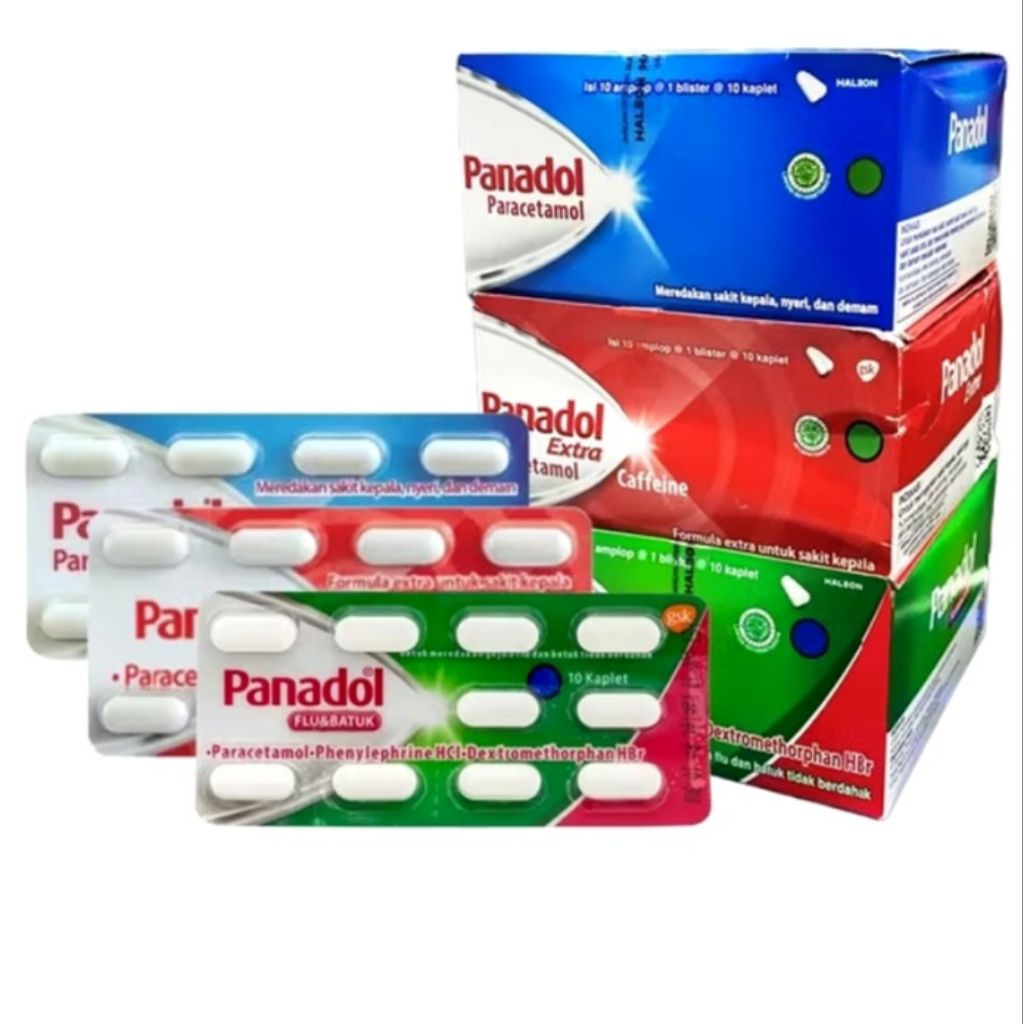 Jual Panadol Tablet 1 Box Isi 10 Strips/ Panadol Extra/Panadol Batuk ...