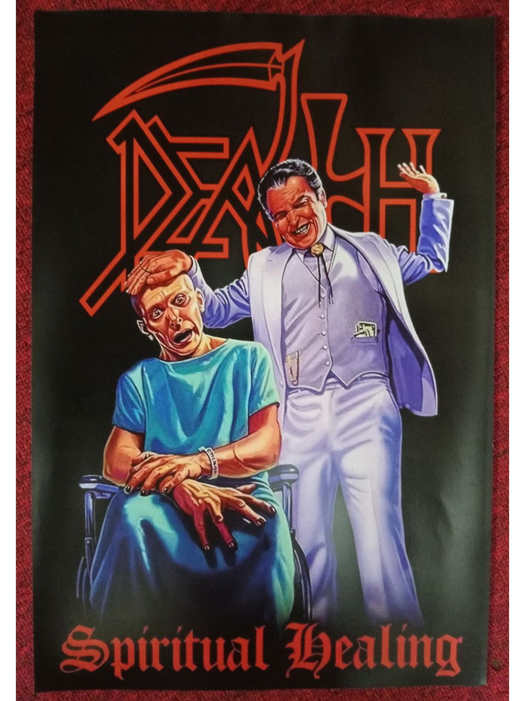 Jual [poster band ] Death - Spiritual Healing | Shopee Indonesia