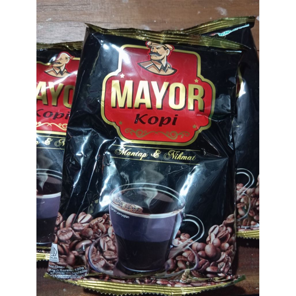 Jual Kopi Mayor Kopi Hitam isi 120gram | Shopee Indonesia