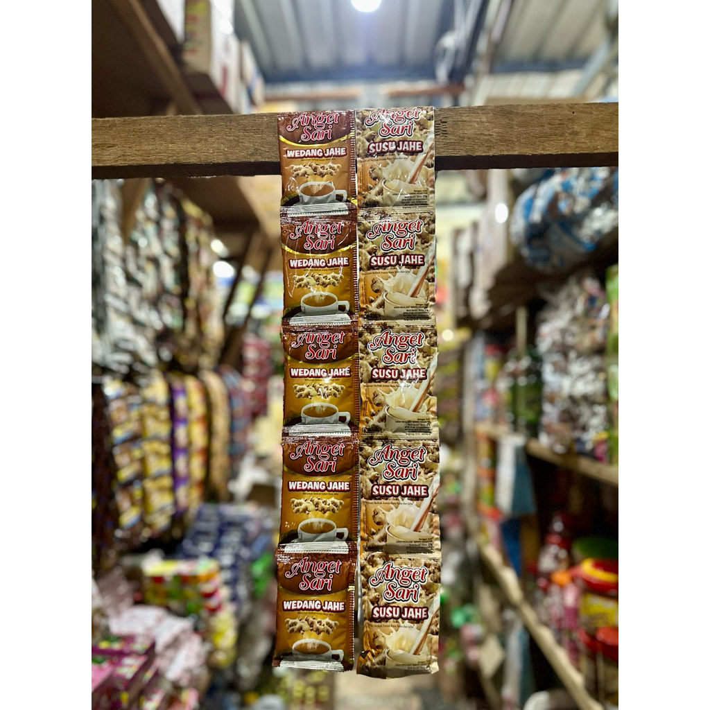 Jual ANGET SARI WEDANG JAHE SACHET 29gr || SUSU JAHE SACHET 28gr (10pcs ...