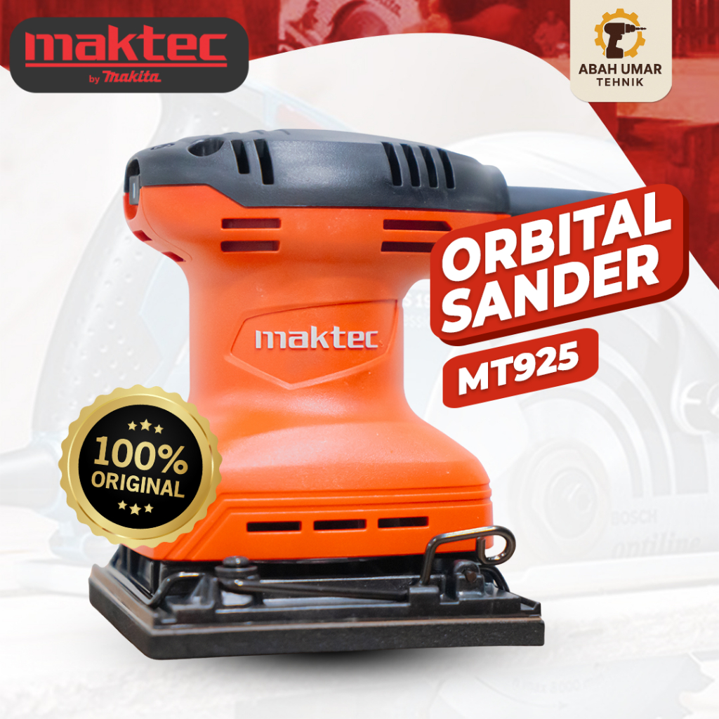 Jual Mesin Amplas Maktec MT925 Original – Orbital Sander 190W Makita by ...