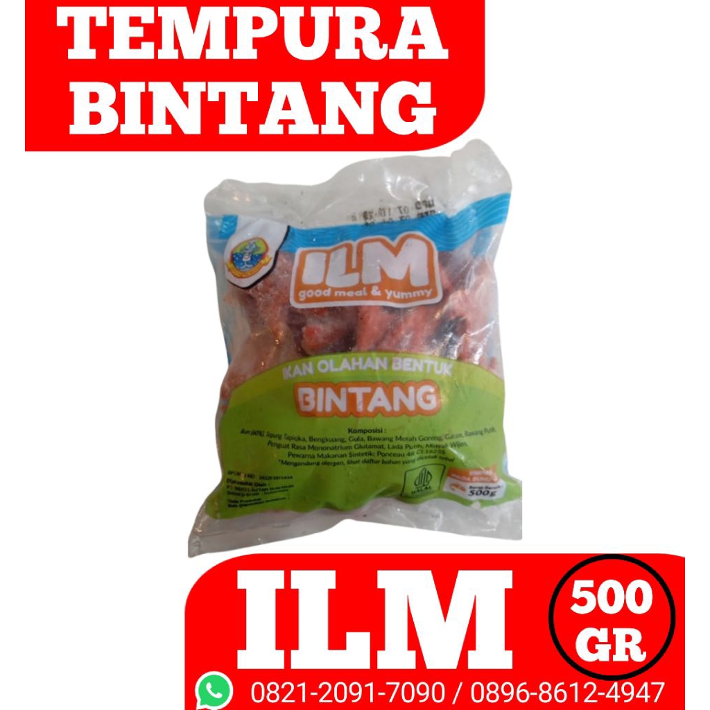 Jual ILM TEMPURA BENTUK BINTANG 500gr | Shopee Indonesia