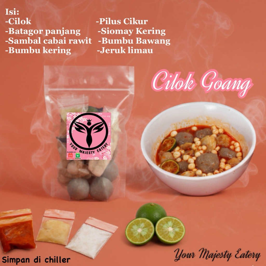 Jual Cilok goang atau baso aci paling enak cilok isi ayam cincang ...
