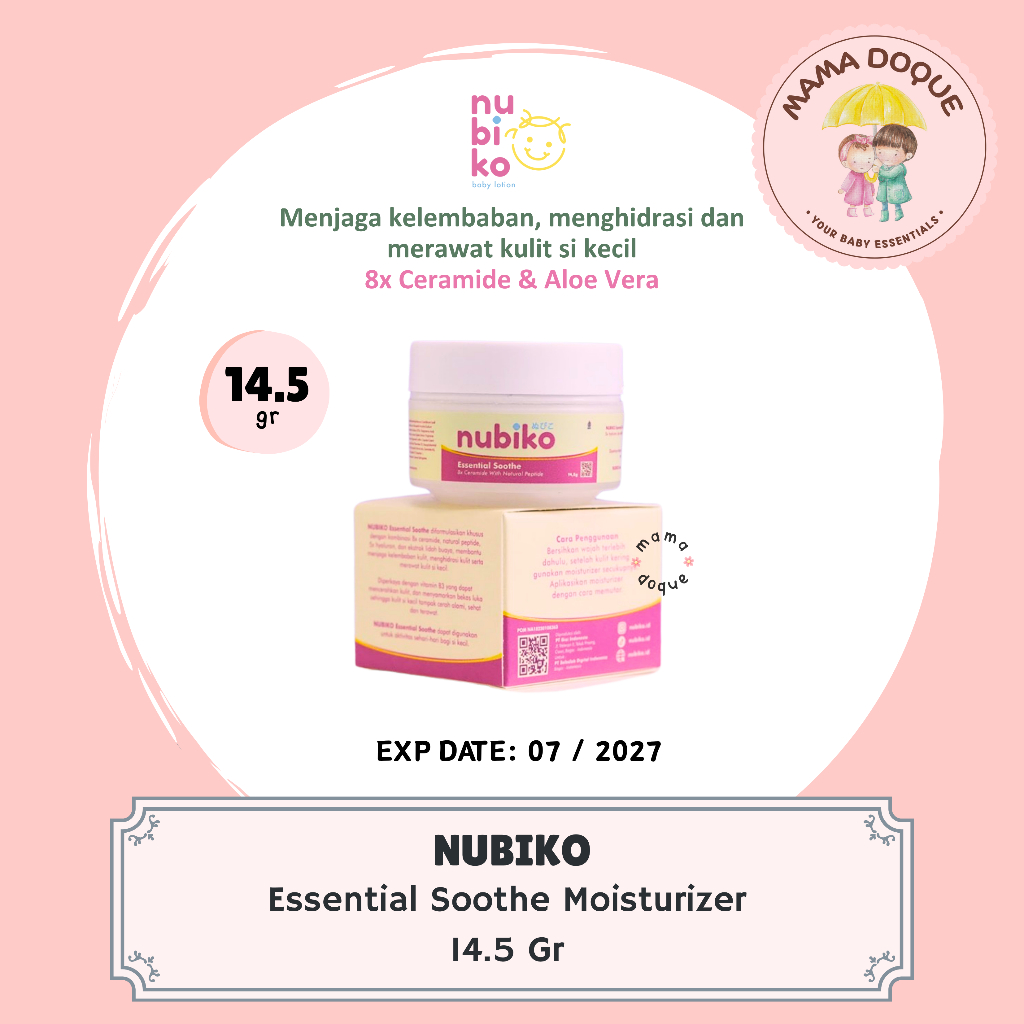 Jual Nubiko Essential Soothe Moisturizer | Nubiko Moisturizer Anak dan ...