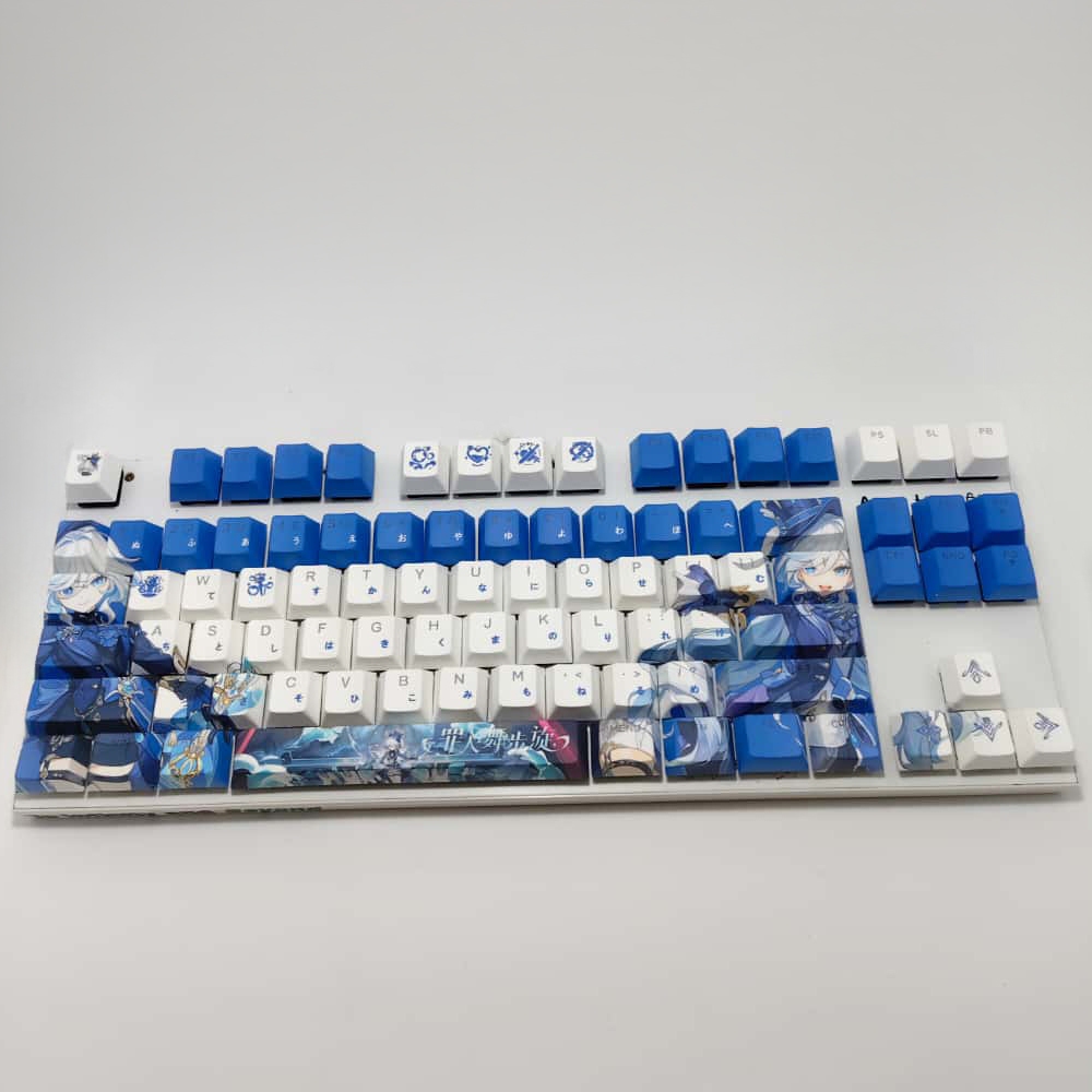Jual Genshin Impact Furina PBT Keycaps Cherry Profile Translucent ...