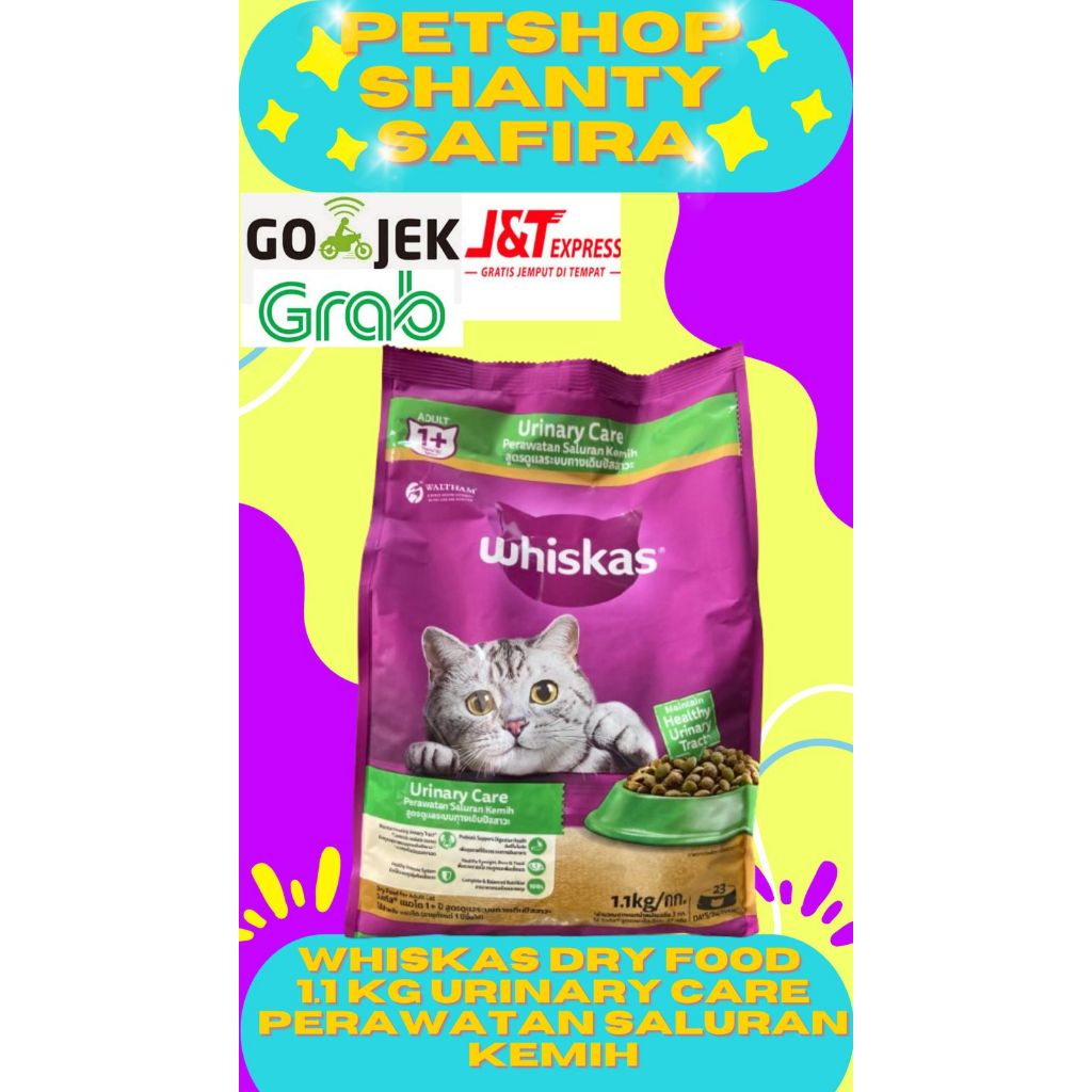 Jual MAKANAN KUCING WHISKAS URINARY CARE DRY FOOD 1.1 KG PERAWATAN ...