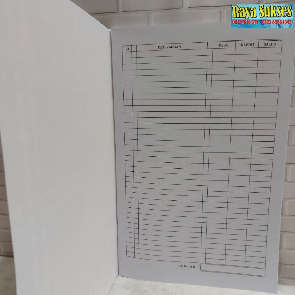 Jual Buku Kas Folio Dan Microtop / Buku Kas Soft Cover Folio Dan Kwarto ...