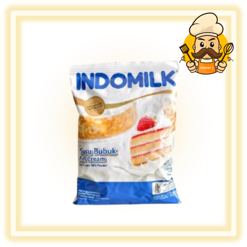 Jual Susu Bubuk Full Cream Indomilk 250gr [Kemasan Pabrik] Untuk Kue ...