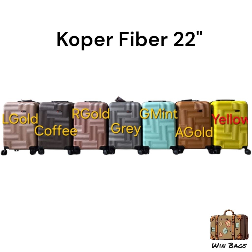 Jual Koper Fiber Ukuran 22" Inch / 22 Inchi | Shopee Indonesia