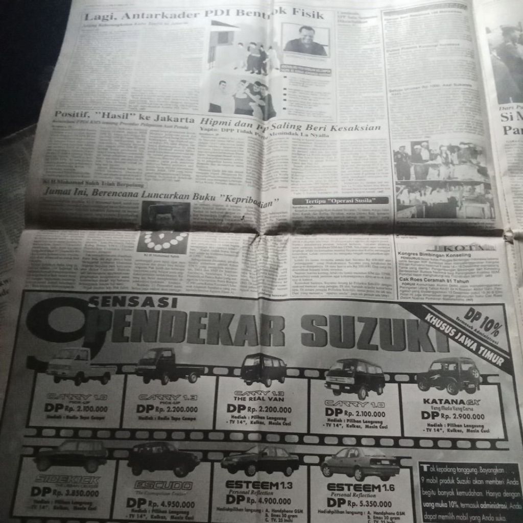 Jual Koran Jawa pos jadul 1995 - Sensasi pendekar Suzuki | Shopee Indonesia