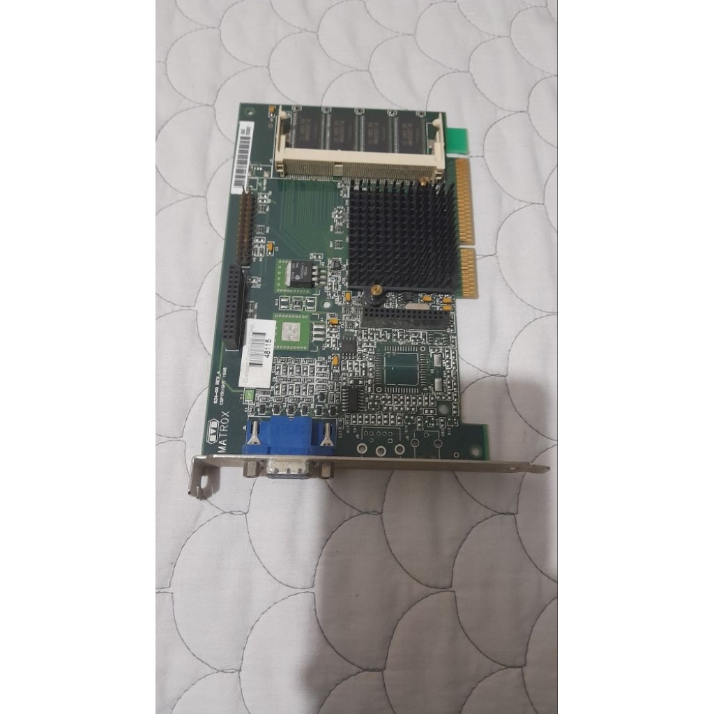 Jual vga agp jadul matrox 4mb kondisi bagus cabutan | Shopee Indonesia