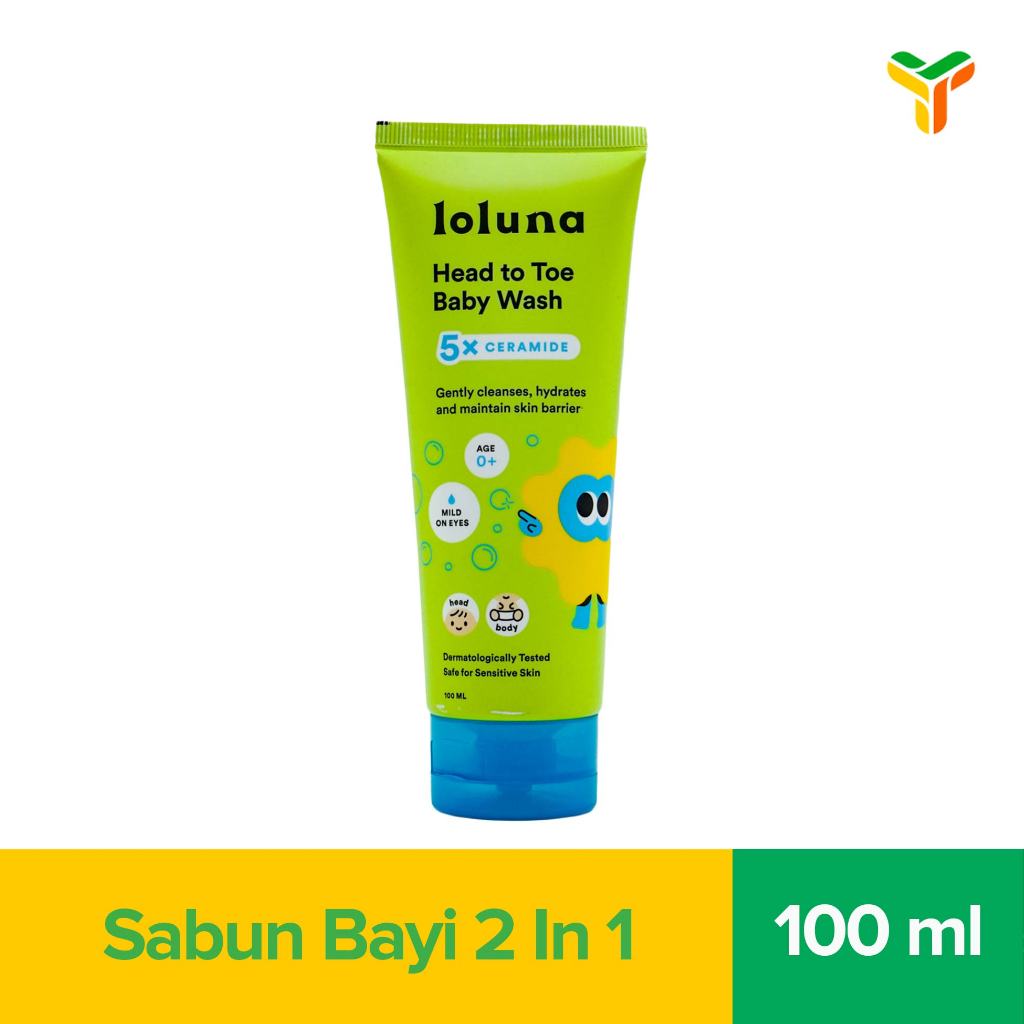 Jual Loluna Head To Toe Baby Wash 100 Ml | Shopee Indonesia