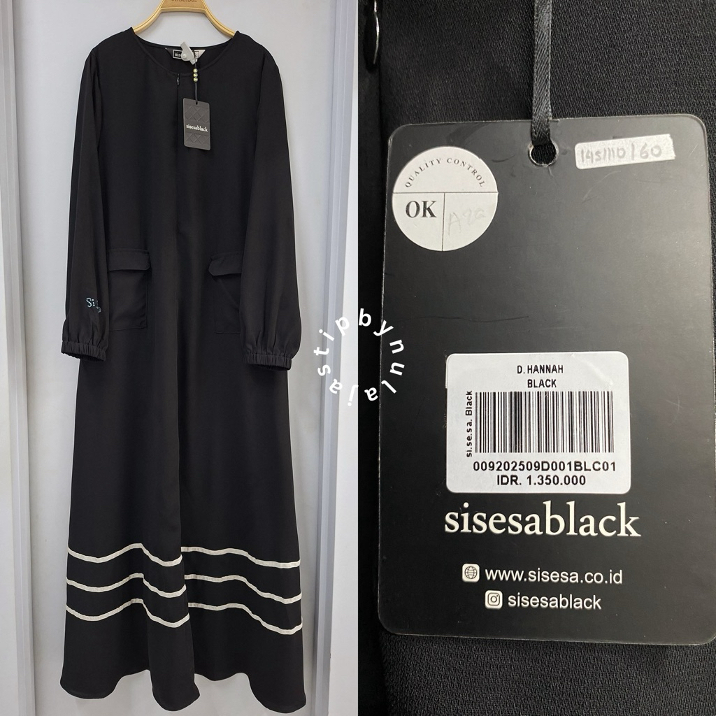 Jual Jastipbynula | Sisesa Dress Hannah Black | Shopee Indonesia