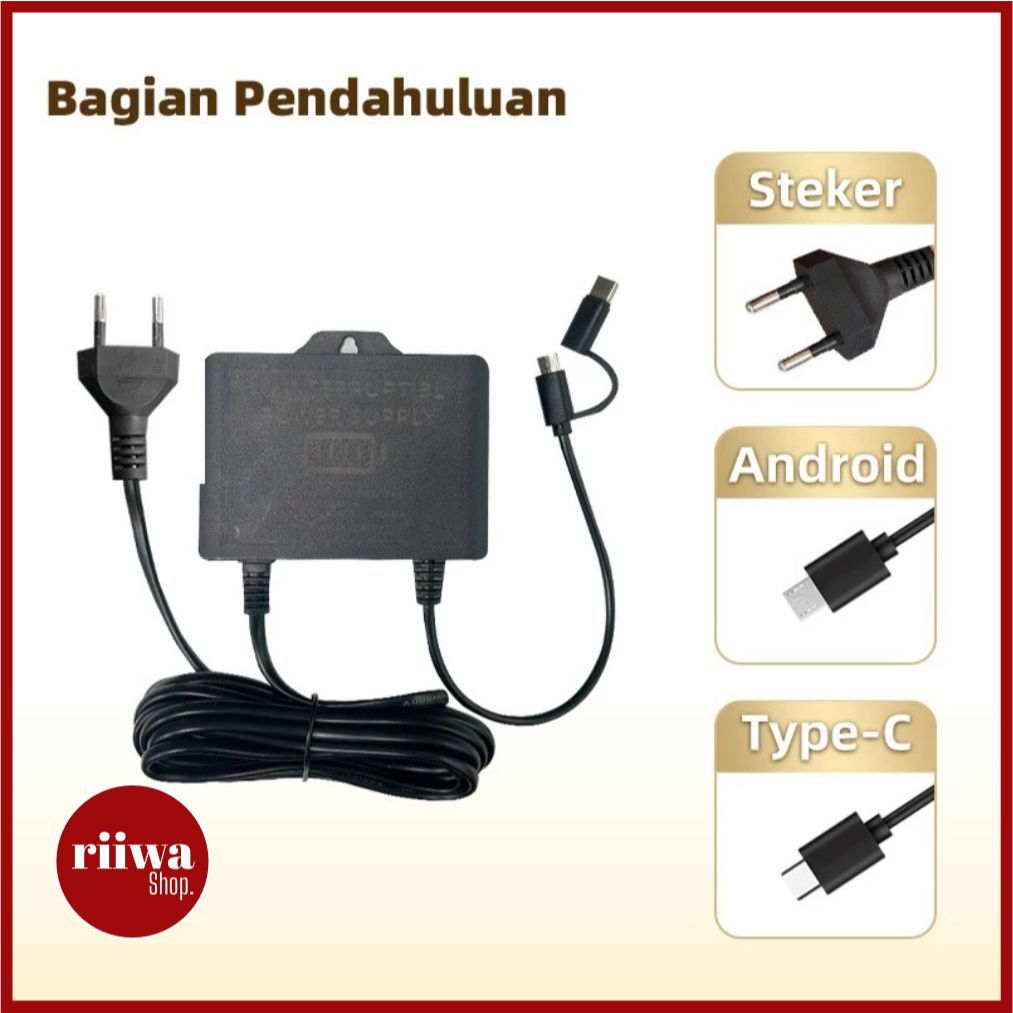 Jual [MKS] UPS 5V CCTV indoor Router mini & Modem (3000mAh, Dual Output ...