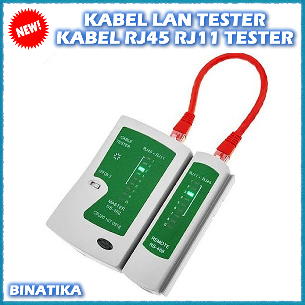 Jual KABEL LAN TESTER / KABEL RJ45 RJ11 TESTER | Shopee Indonesia