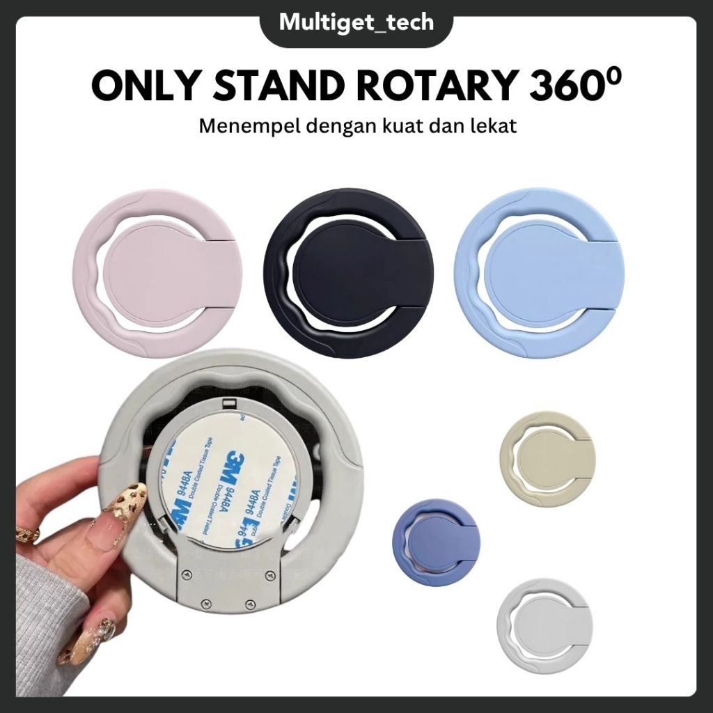 Jual Ring Holder Stand Grip Universal 360 Rotating Tablet Protective ...