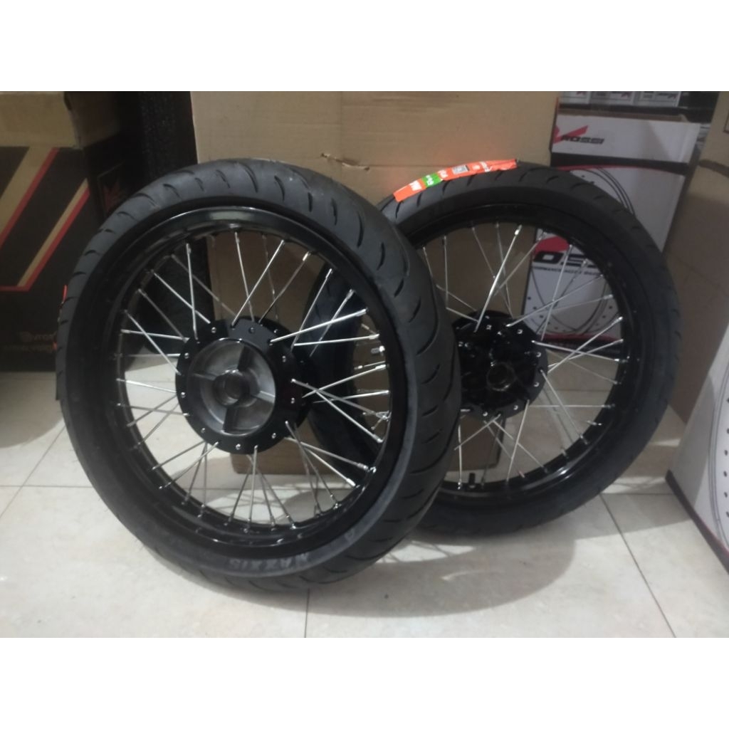 Jual Velg Set Ukuran Velg 185 - 215 Ring 17 Yamaha Scorpion plus ban ...