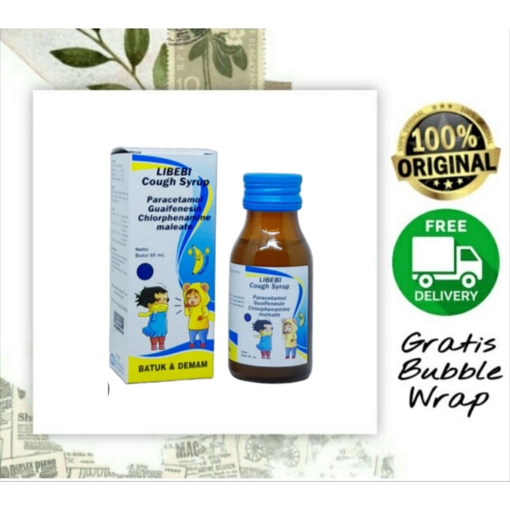 Jual Libebi Cough Syrup 60 mL Obat Batuk dan demam sirup Obat Batuk ...