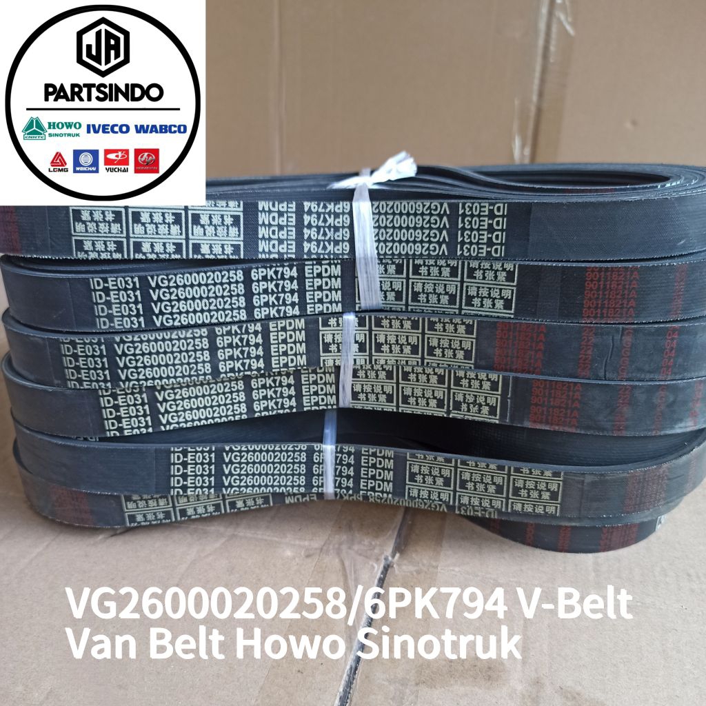 Jual VG2600020258/6PK794 V-Belt Van Belt Suku Cadang sparepart Truk ...