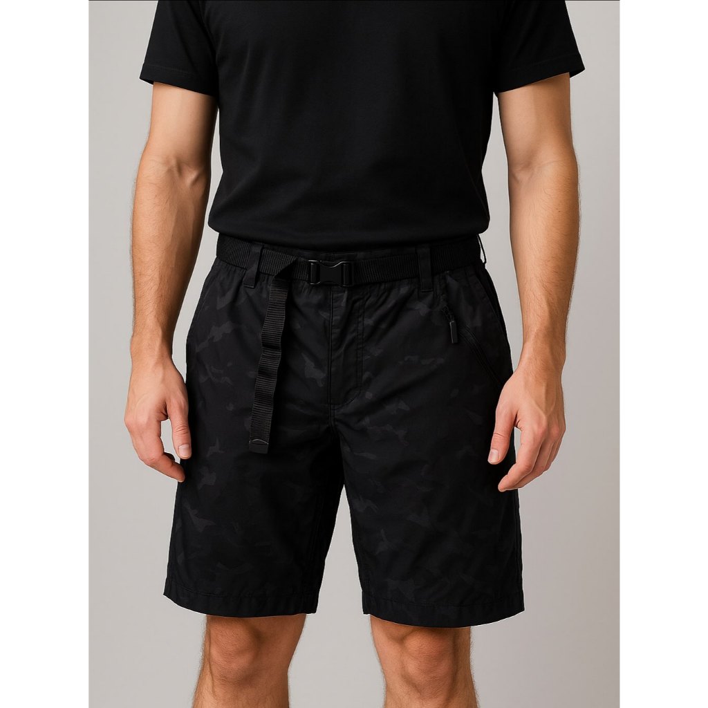 Jual REAL METHOD MEN OUTDOOR BLACK CAMO SHORT PANTS (33-36) | Shopee ...