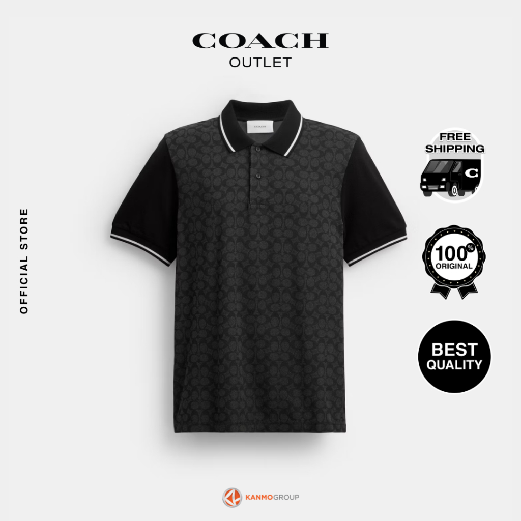 Jual Coach Signature Polo - Kaus Polo Pria | Shopee Indonesia