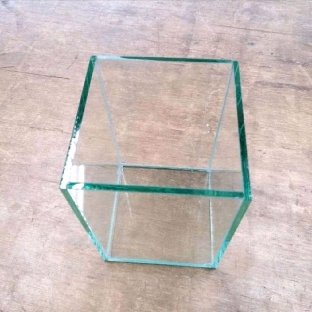 Jual akuarium polos / soliter untuk cupang 15×10×10 kaca 5ml / KHUSUS ...