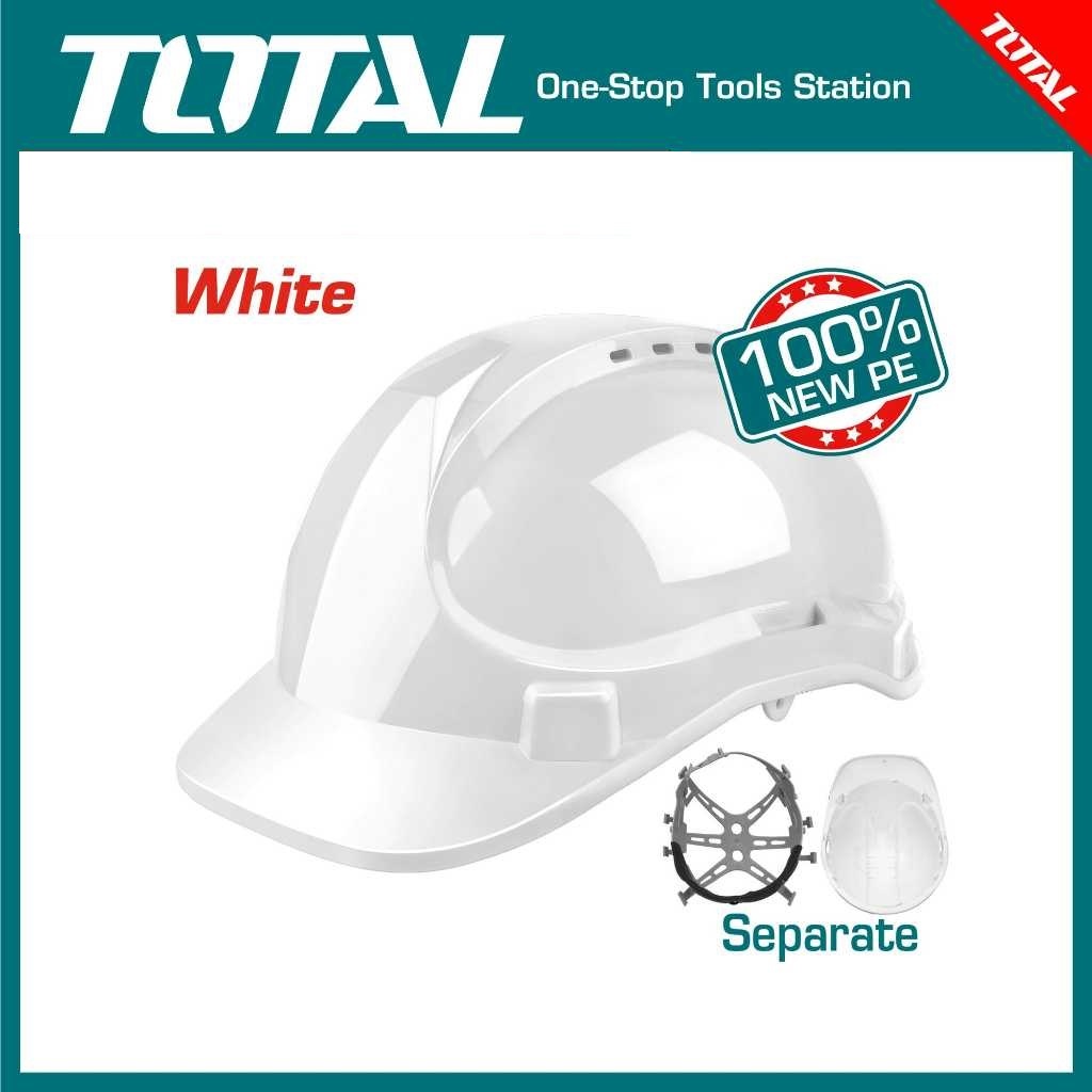 Jual TOTAL Safety Helmet White Color TSP2609 - Helm Pengaman Warna ...