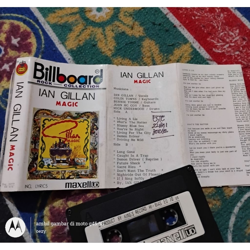 Jual Kaset pita Ian Gillan - magic | Shopee Indonesia