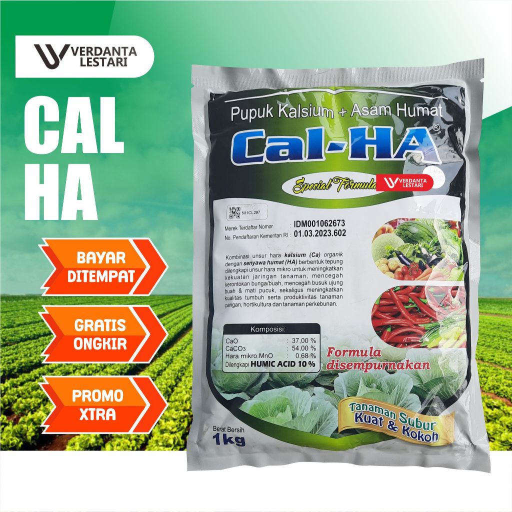 Jual CAL HA 1 Kg Pupuk Kalsium Plus Asam Humat Calcium Humic Acid Calha ...