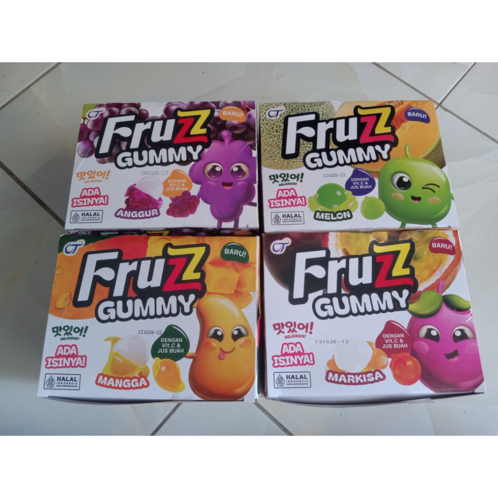 Jual TATA - Fruzz Gummy Per Box | Shopee Indonesia