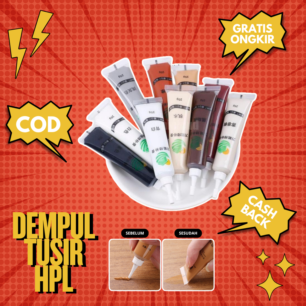 Jual Dempul Tusir HPL EDGING Pewarna Pinggiran Pengisi Nat HPL EDGING ...