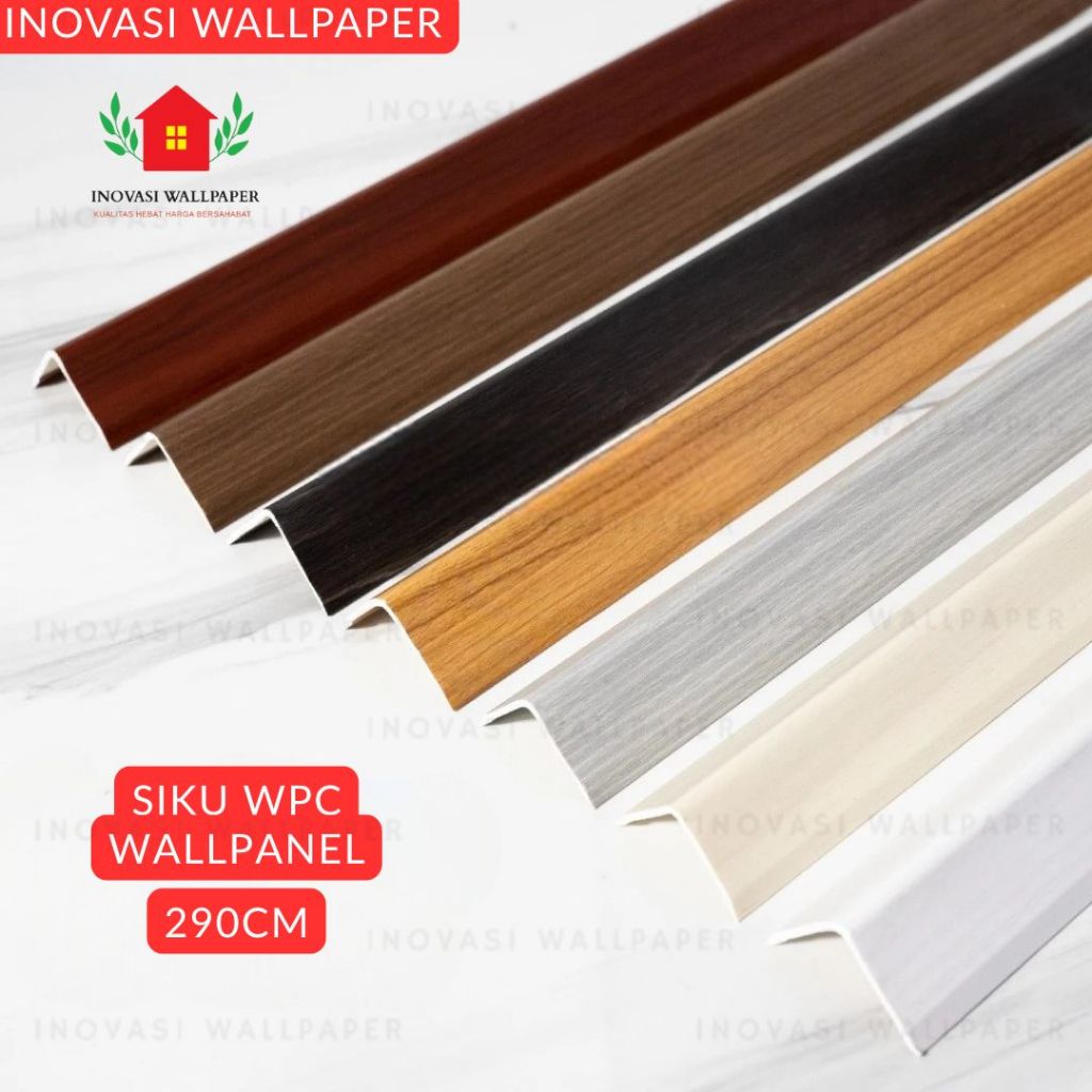 Jual [2,9 Meter] Garis Sudut Berbentuk L Panel Dinding Wpc Trim Panel ...