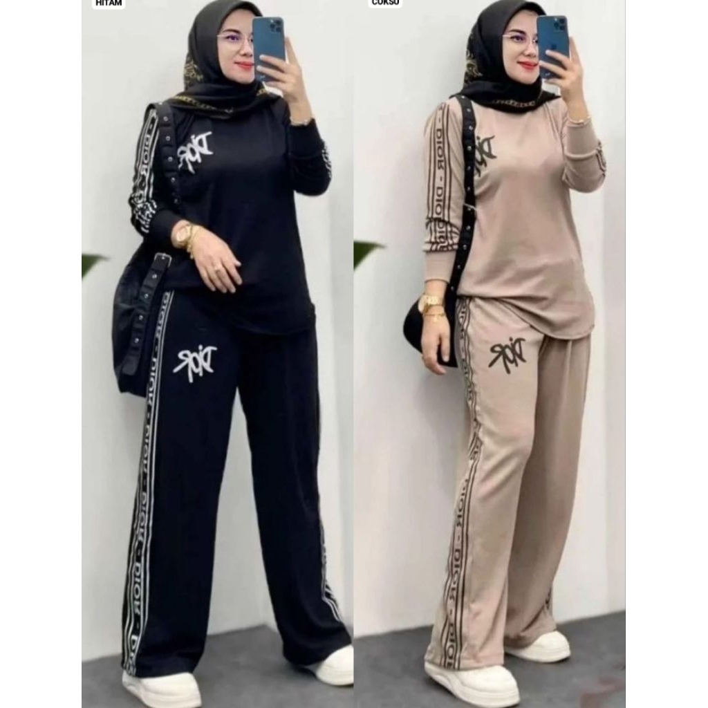 Jual BAJU SETELAN WANITA PREMIUM | BAJU SETELAN WANITA BRANDED DIOR ...