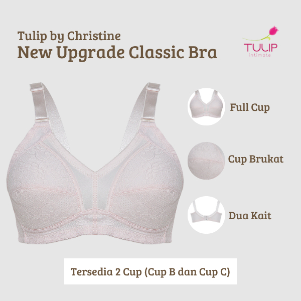 Jual Tulip by Christine New Upgrade Classic Bra - Skin - CBR-1102 ...