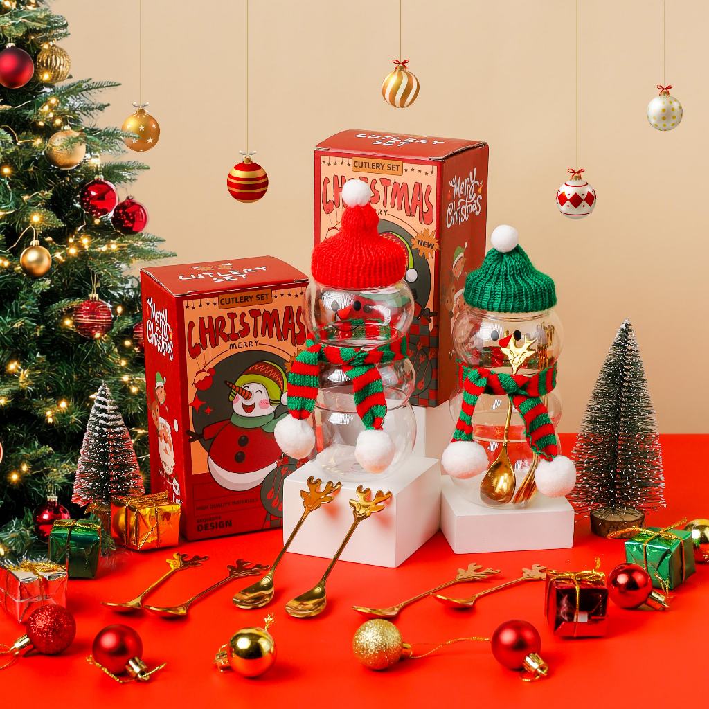 Jual [HAMPERS NATAL] GIFT BOX SENDOK SET TEMA KADO NATAL / HAMPERS ...