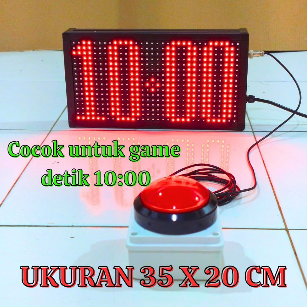 Jual Display stopwatch game ketepatan waktu dengan tombol besar ...