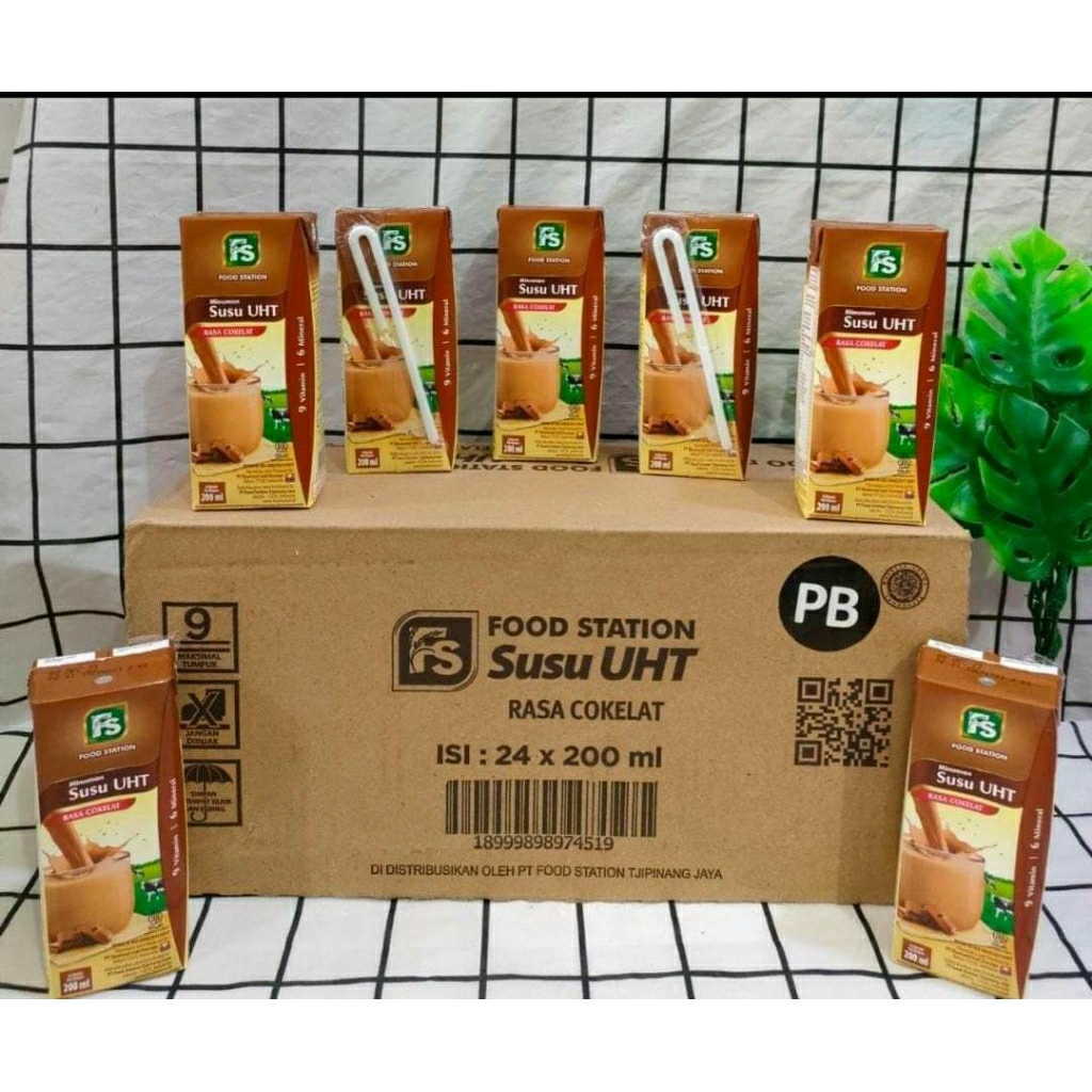 Jual SUSU COKLAT UHT FS 1DUS ISI 24 /200ML | Shopee Indonesia