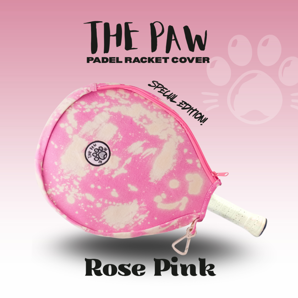Jual The Paw Rose Pink Denim Head Padel Cover with Thermal Lining ...