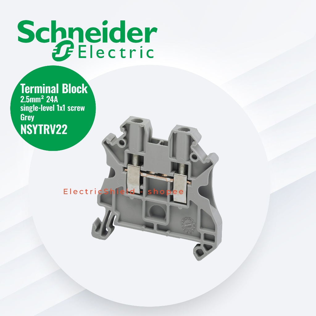 Jual NSYTRV22 - Din Rail Terminal Block 2.5 mm² satu tingkat | Shopee ...