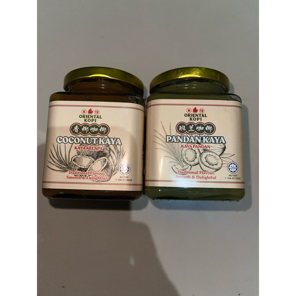 Jual pandan Kaya dan coconut kaya brand oriental kopi asli Malaysia ...