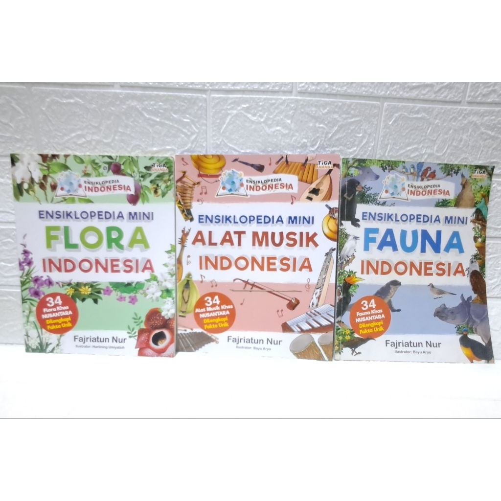Jual Buku anak seri ensiklopedia mini: flora, fauna dan alat musik ...