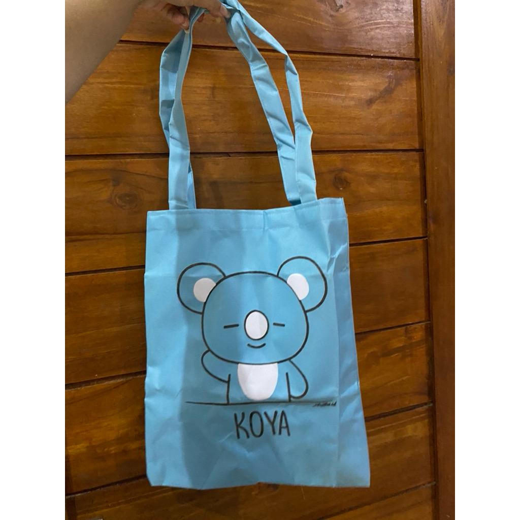 Jual Tas Totebag Karakter BT21 BTS Koya | Shopee Indonesia