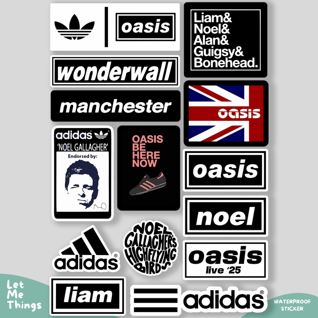 Jual Sticker pack Aesthetic Adidas x Oasis || Stiker Adidas Oasis ...