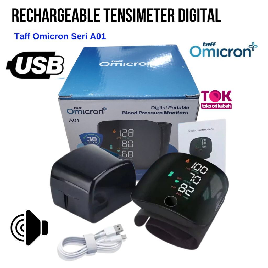 Jual Tensimeter Omicron Original Alat Ukur Cek Tensi Darah Digital ...