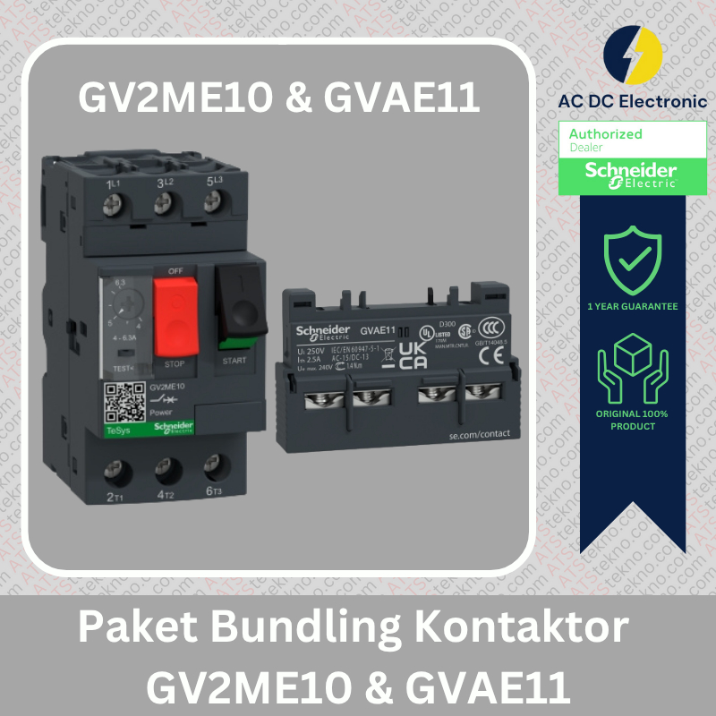 Jual Bundling Motor Protection GV2ME10 + GVAE11 ( 1N/O + 1N/C ...