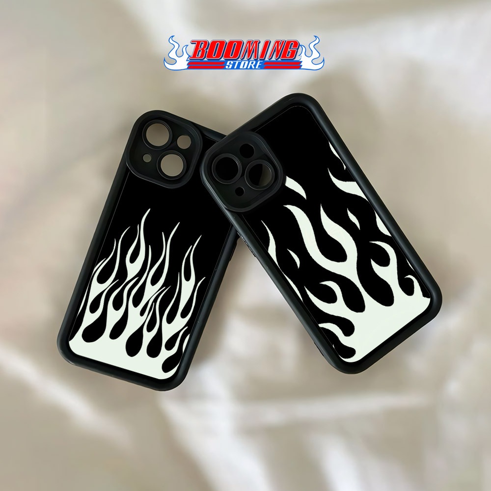 Jual Softcase Black Glass Premium Acrylic Glow In The Dark For OPPO ...